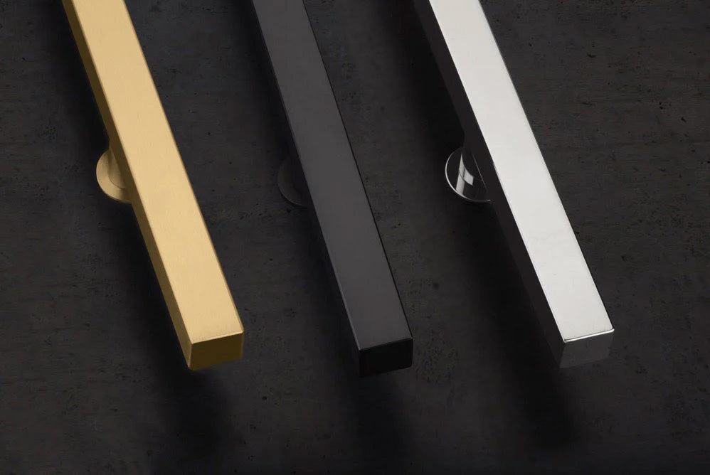 EMTEK Square Long Door Pull – Custom Iron Door Pros