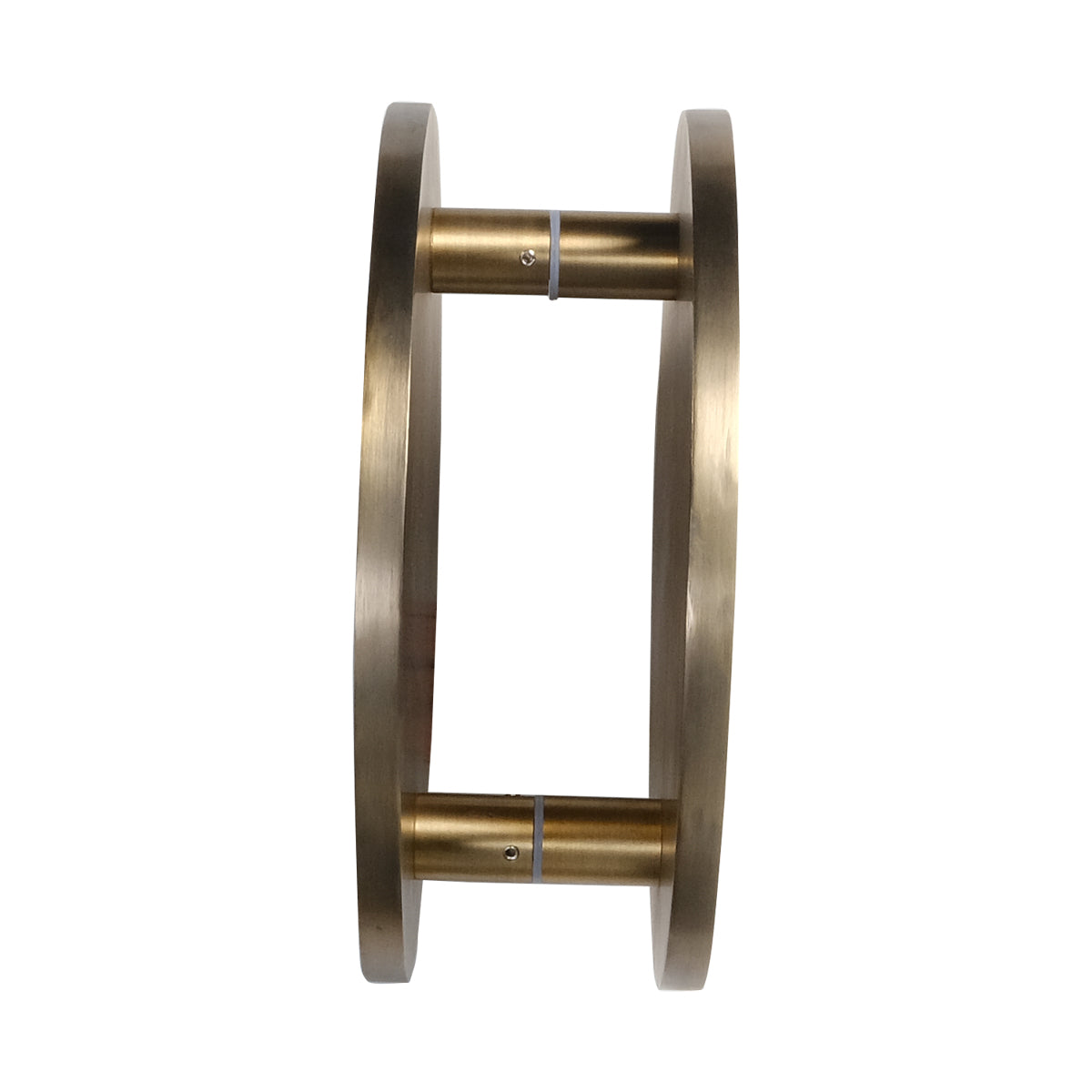 Elegant Large Circular Door Pull – Custom Iron Door Pros