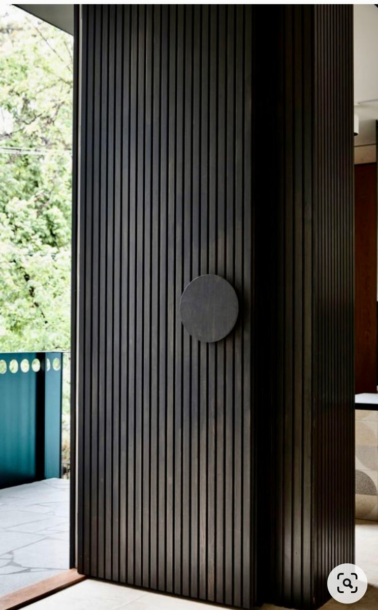 Elegant Large Circular Door Pull – Custom Iron Door Pros