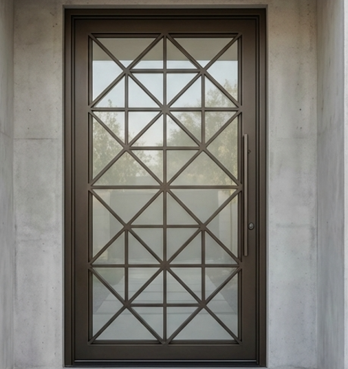 Balance Pivot Door – Custom Iron Door Pros